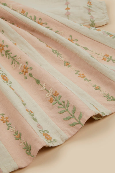 Paloma Dress - Ballet/Cream | Wylder Shop